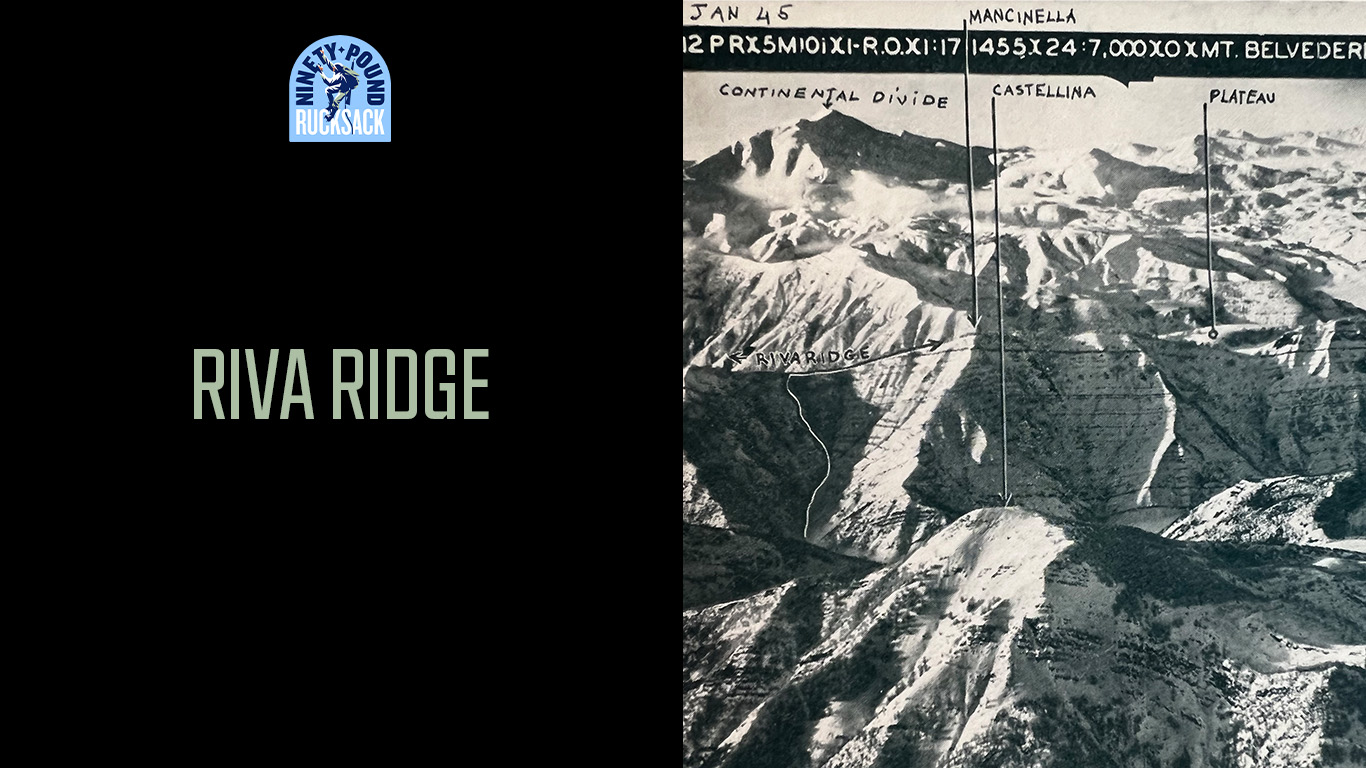 Riva Ridge - Ninety-Pound Rucksack Christian Beckwith